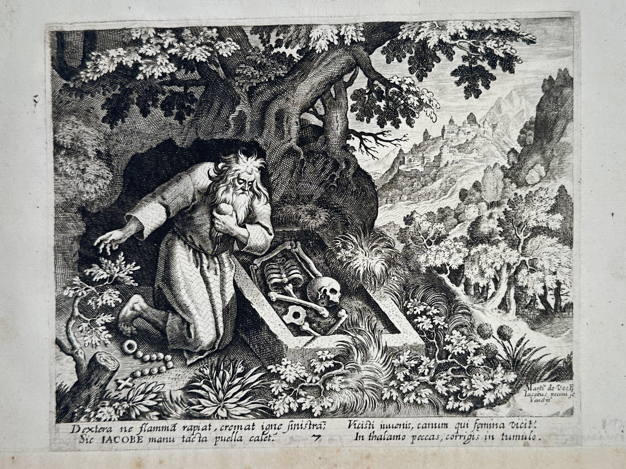 Johannes Sadeler I (1550–1600) – The Hermit Jacobus in | Auktion