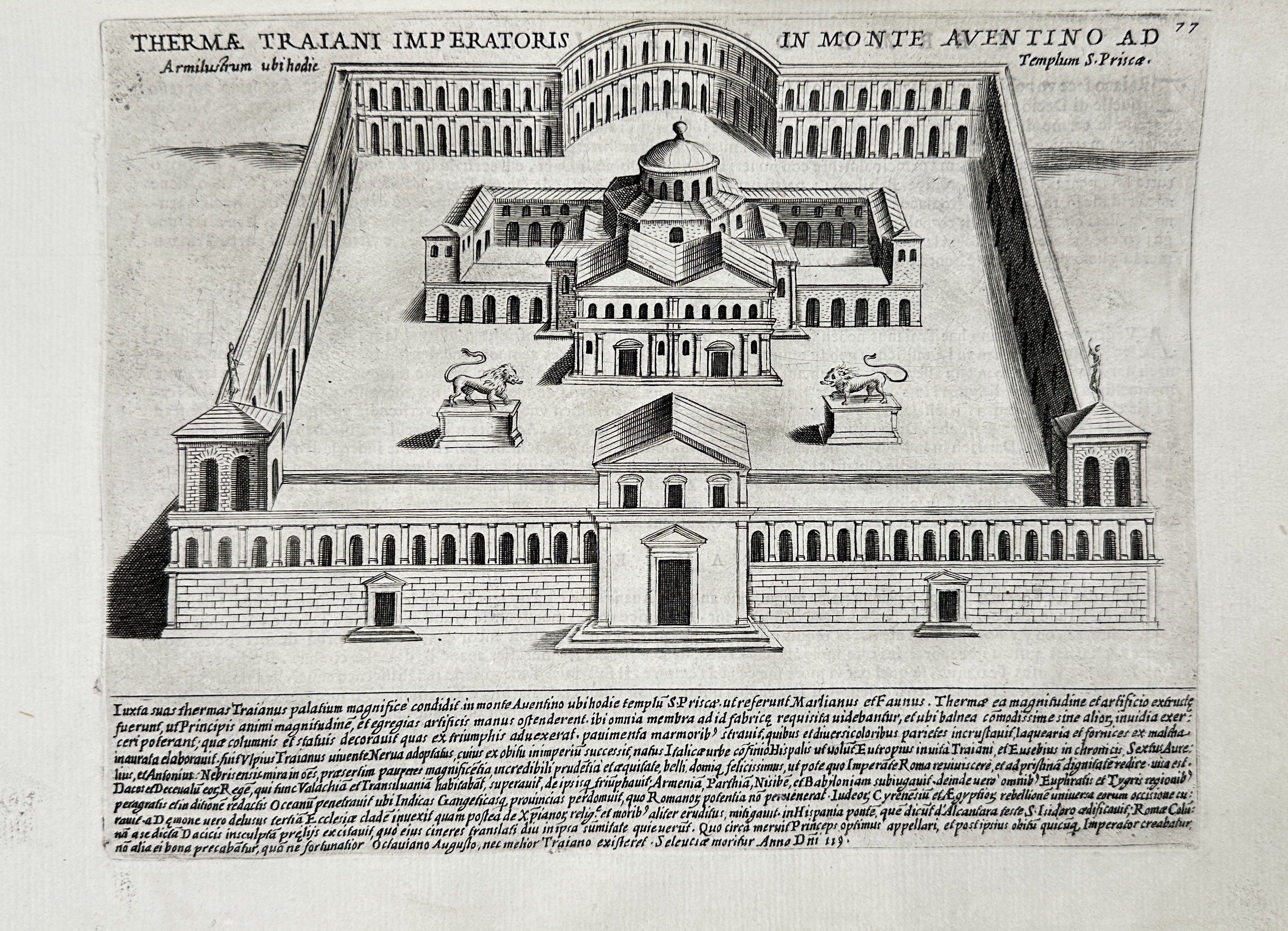 Giovanni Giacomo De Rossi (1627–1691) – Thermæ Traiani | Auktion