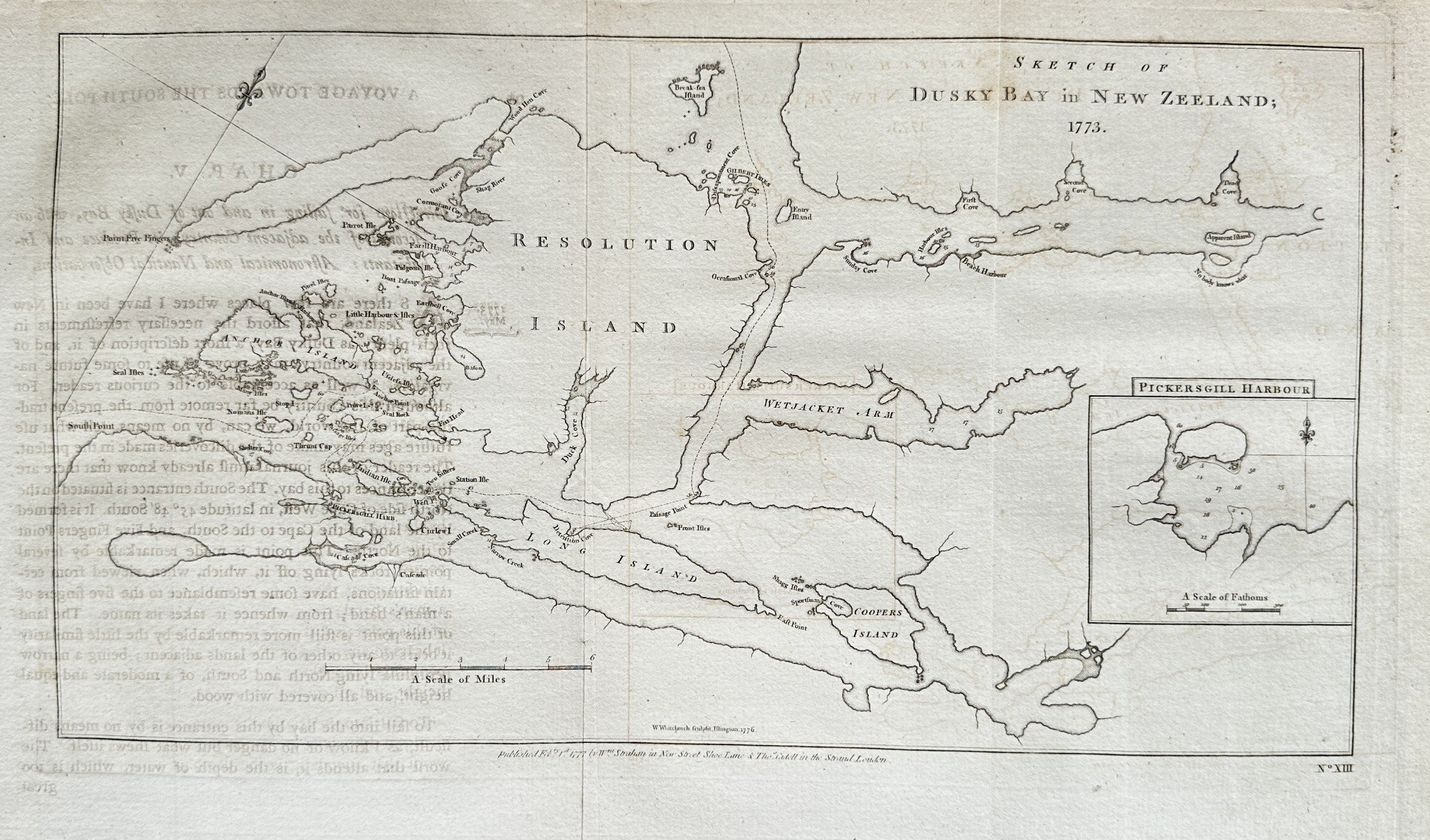 Captain J. Cook (James Cook, 1728–1779) – Map of New Ze | Auktion
