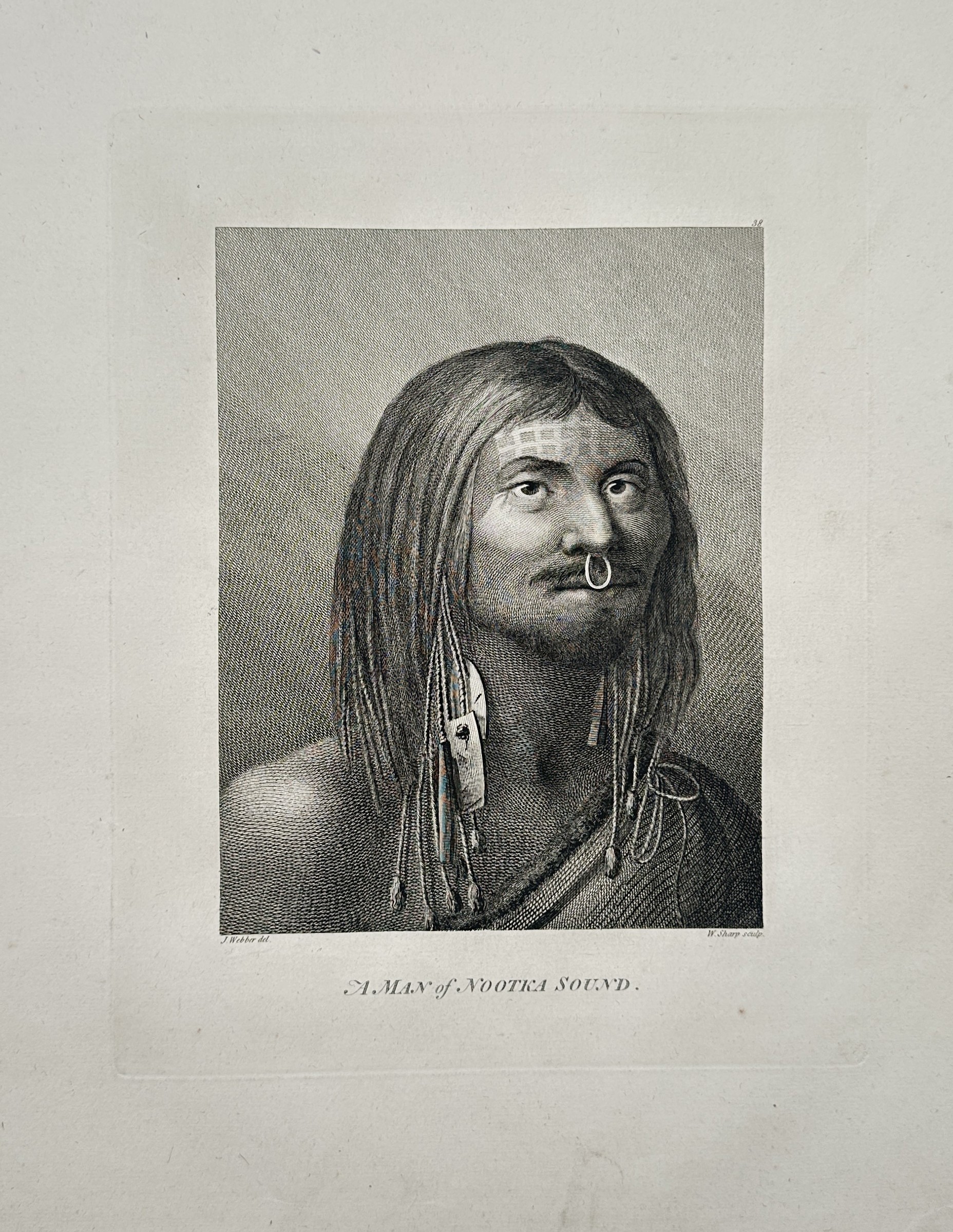 John Webber (1751–1793) – A Man of Nootka Sound – Engra | Auktion