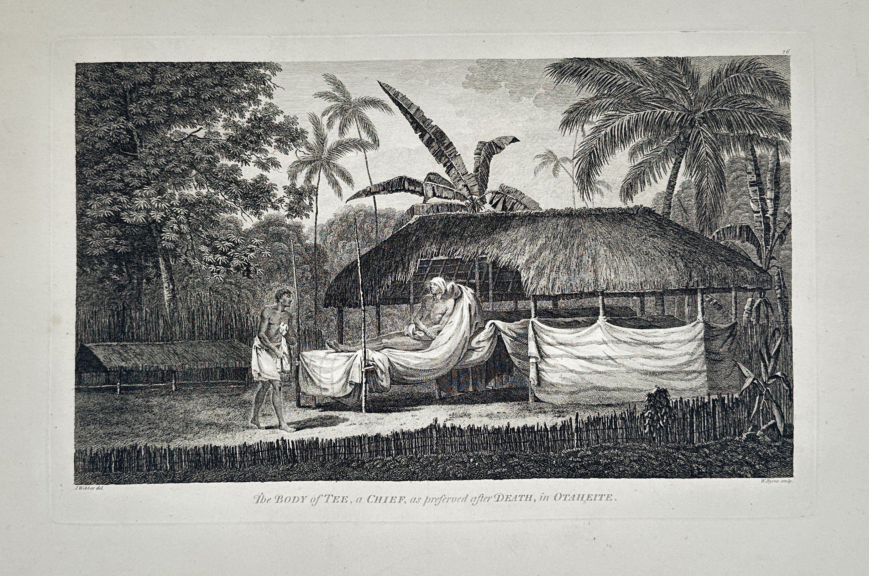 John Webber (1751–1793) - The Body of Tee, a Chief, in | Auktion